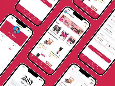 Cosmetics E Commerce Mobile App Design With Development On Behance