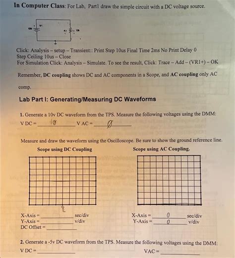 In Computer Class For Lab Partl Draw The Simple