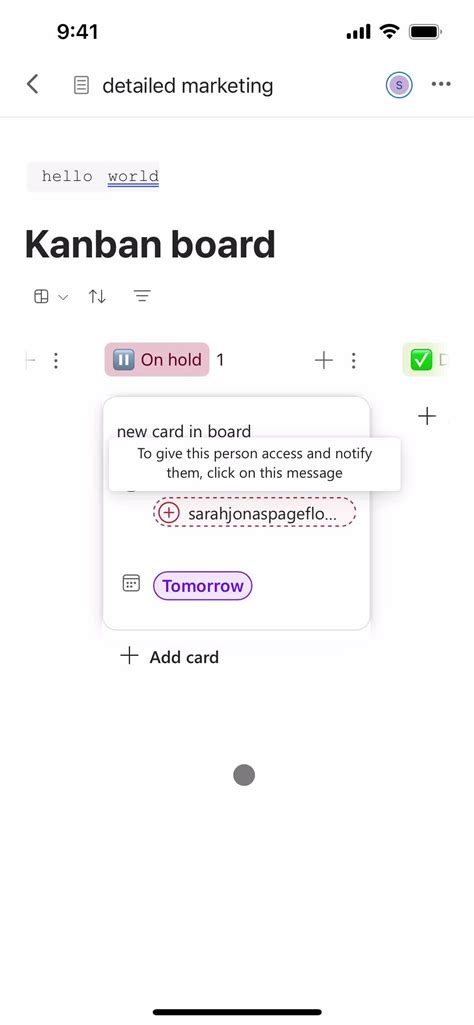 Microsoft Loop Creating A New Idea Flow On Ios Page Flows