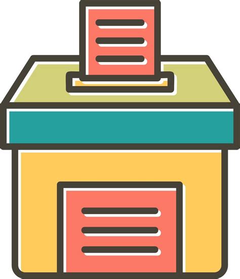 Voting Box Vector Icon 20478510 Vector Art At Vecteezy
