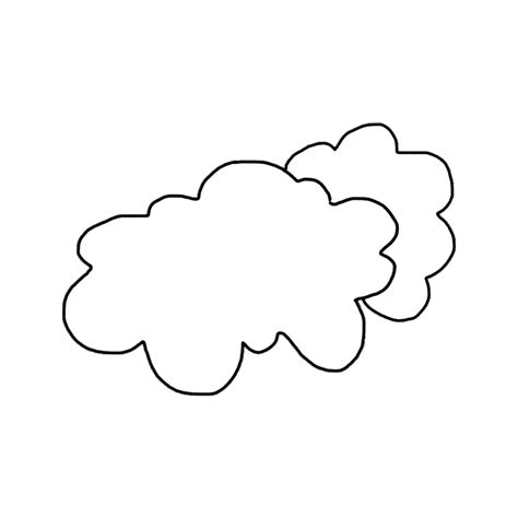 17 Cloud Outlines Cloud Shapes And Stencils