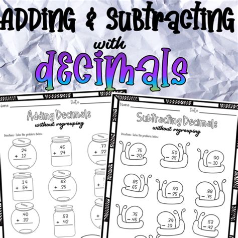 Adding And Subtracting With Decimals Distance Learning Made By Teachers