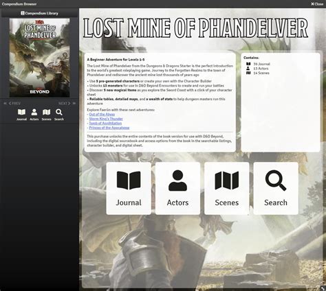 Forge S Compendium Browser Getting Started With The Forge The Forge