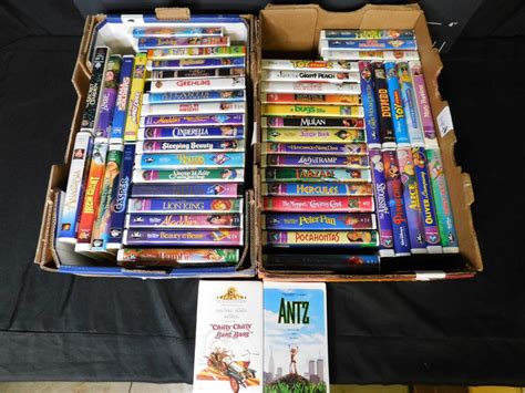 Sold At Auction Lot Of 2 Boxes Full Of Vhs Tapes
