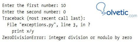 Python Manejo De Excepciones Avanzadas Solvetic