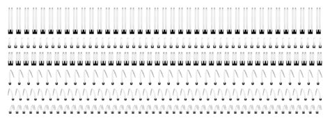 노트북 나선형 와이어 바인딩 무료 벡터