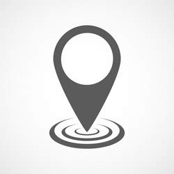 Gps Icon Logo Design Map Pointer Pin Royalty Free Vector