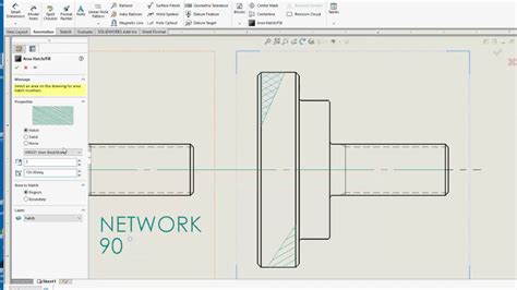 Solidworks Knurl Pattern In Drawings Youtube