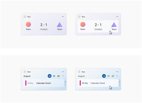 ウィジェットの対話式操作の設計のガイダンス Windows Apps Microsoft Learn