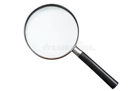 Magnifying Glass Isolated On A Clean White Background Created With