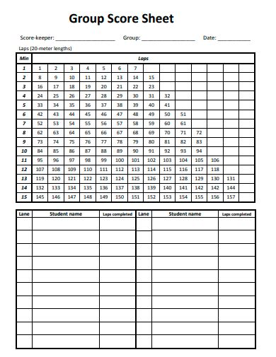 Free 10 Group Sheet Samples In Pdf