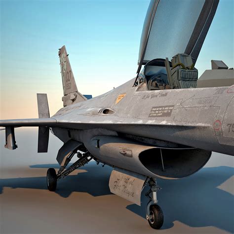 F 16 Cockpit 3d Model