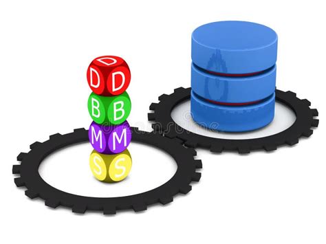 Dbms Database Management System Stock Illustration Illustration Of