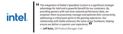 Intel Plus Speedtest Custom Optimizing Internet Bandwidth For Peak Gaming Performance [case
