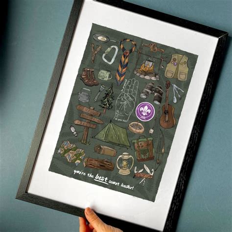 Personalised Scouts Beavers Cubs Squirrels Explorers Greeting Card