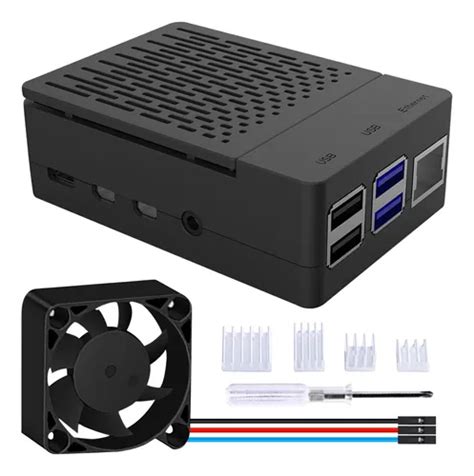 Geeekpi Funda Raspberry Pi 4 Carcasa Abs Raspberry Pi 4 Ven Envío Gratis