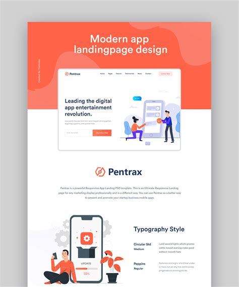 25 best responsive html5 landing page templates for 2020