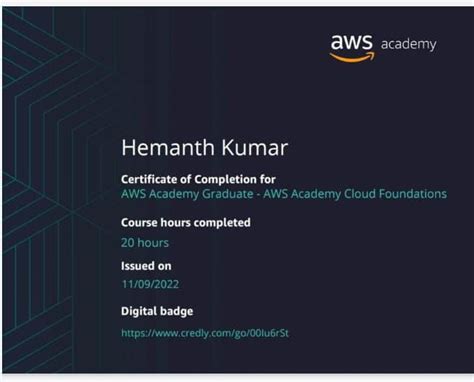 Hemanth Kumar On Linkedin Awscertified Cloudpractitioner Aws Certificationjourney