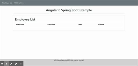 Spring Boot Angular 8 Crud Example By Mehul Kothari Analytics Vidhya Medium