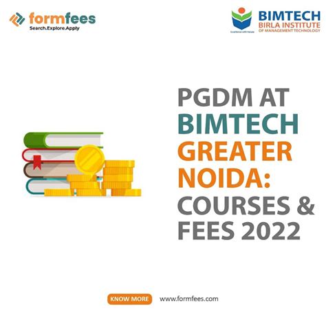 Pgdm At Bimtech Greater Noida Courses And Fees 2022 Formfees