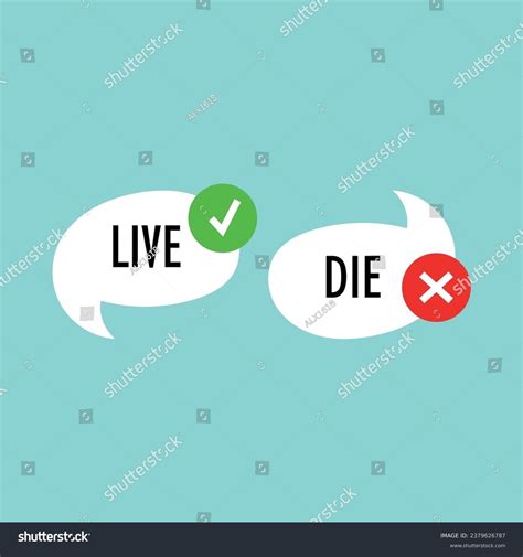 Green Check Mark Red Cross Color Stock Vector Royalty Free 2379626787