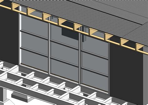 Solved Inserting Curtain Wall To Make Windows In Wood Frame Wall