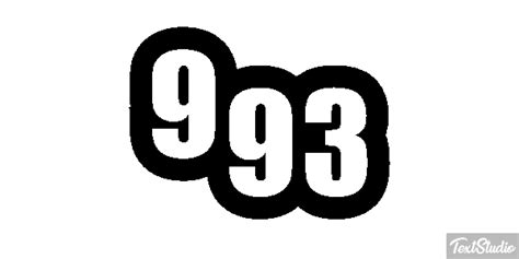 993 Número Desenhos De Logotipo Em  Animado