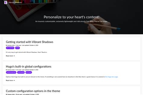 Bootstrap Hugo Themes