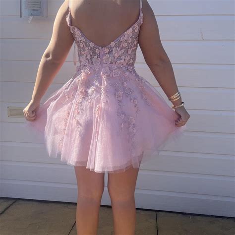 Beautiful Pale Pink Dress With A Sweetheart Neckline Depop