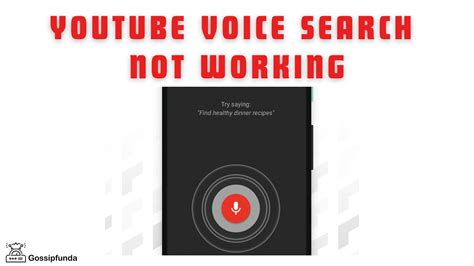 Youtube Voice Search Not Working Youtube