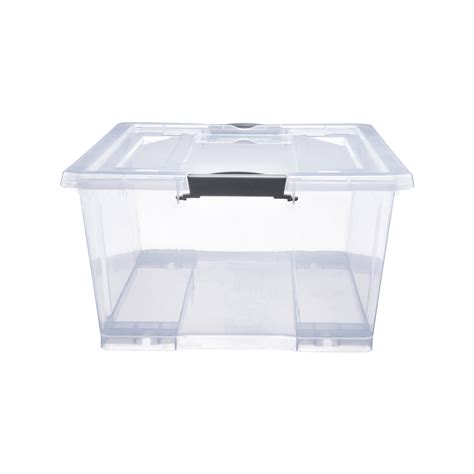 All Set 30l Clear Modular Storage Container Bunnings New Zealand