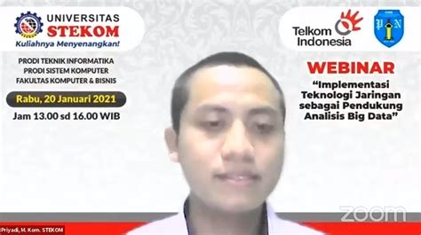 Webinar Implementasi Teknologi Jaringan Sebagai Pendukung Analisis