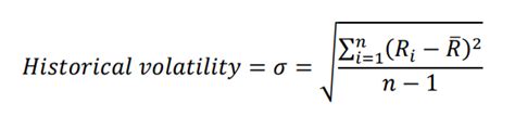 Historical Volatility How It Works And How To Calculate It Value Of Stocks
