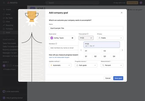 Asana Goals How To Use Asana For Okrs