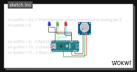 Potentiometer Case Statement Wokwi Esp32 Stm32 Arduino Simulator