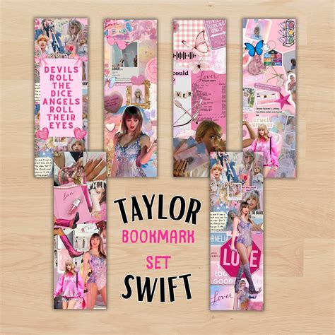 Taylor Swift Bookmark Setlover Era Pink Bookmark Setlover Bookmark