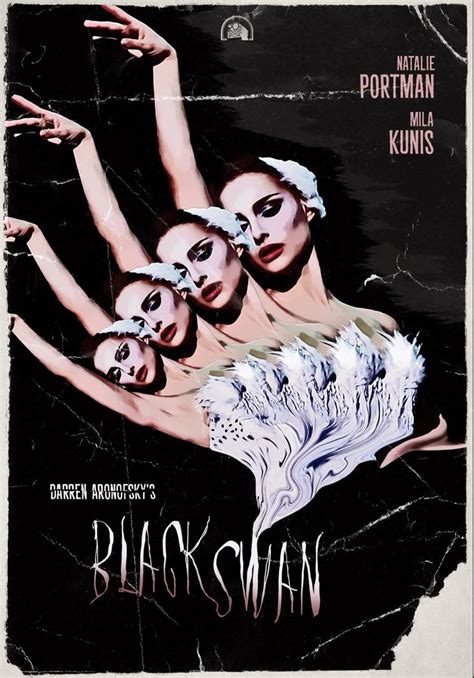 Black Swan 2010 Poster Art By Keith Garrett Movie Posters Vintage