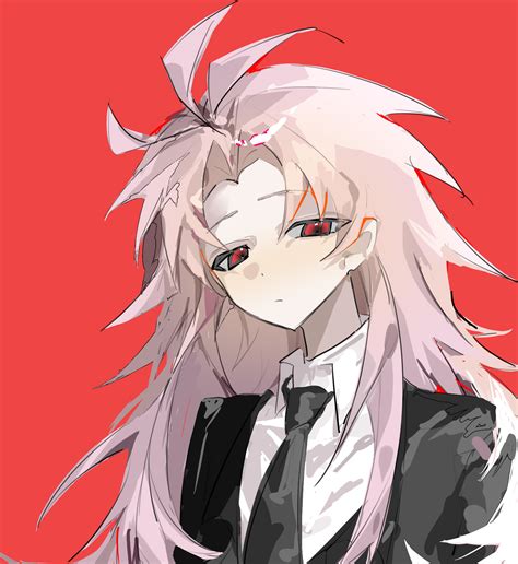 Safebooru 1boy Antenna Hair Black Jacket Black Necktie Chinese