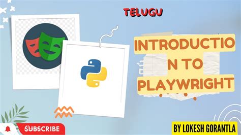 python playwright [2023] part 1 introduction to playwright telugu