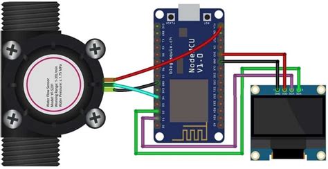 Iot Water Flow Meter Using Esp8266 And Water Flow Sensor