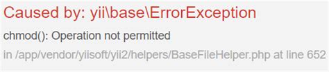 craft3 chmod operation not permitted using wsl2 craft cms stack