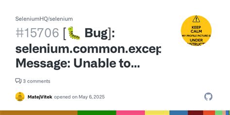 🐛 Bug Monexceptionsnosuchdriverexception Message