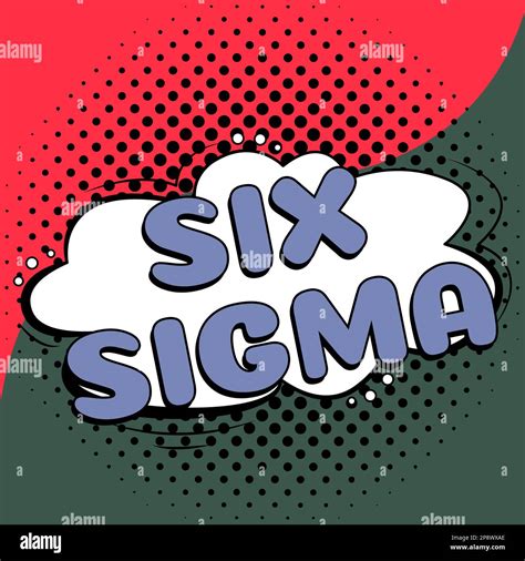Text Caption Presenting Six Sigma Concept Meaning Management