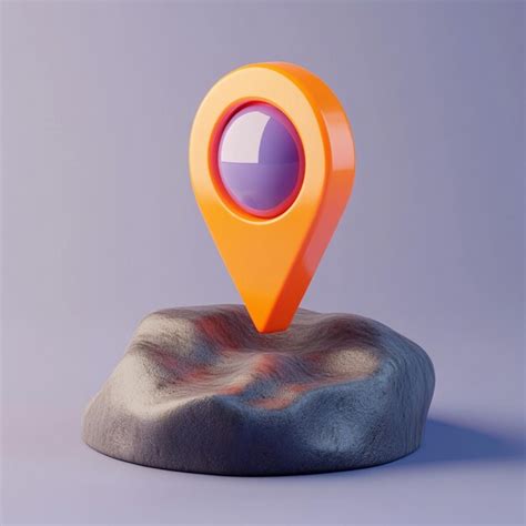 3d Location Icon Map And Navigation Illustration Logo Premium Ai Generated Image