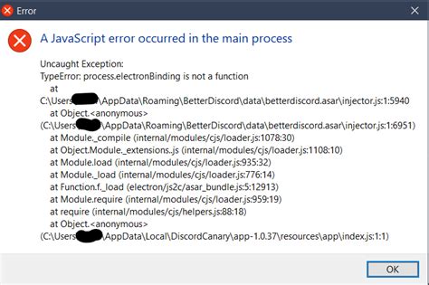 Bug Cannot Open After Installing On Discord Canary · Issue 858