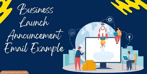 Business Launch Announcement Email Example Template