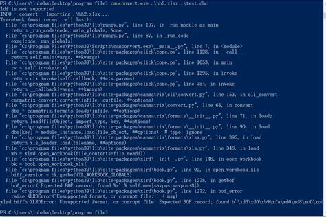 Xlsx To Dbc Something Wrong · Issue 635 · Ebroecker Canmatrix · Github