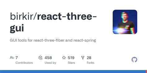 GitHub Birkir React Three Gui GUI Tools For React Three Fiber And React Spring