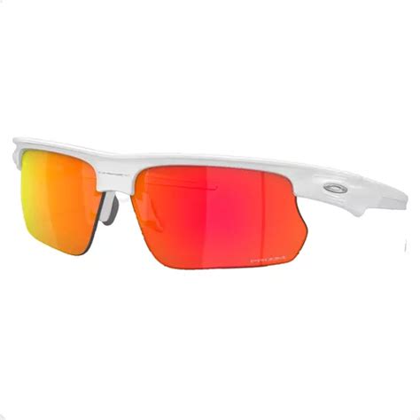 Gafas Oakley Bisphaera Blancas Prizm Ruby Lentes Deportivas Con Montura Blanca Pulida Y Lentes