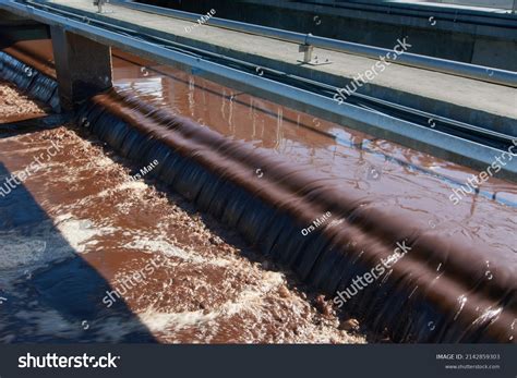 Weir Overflow Wastewater Treatment Plant Stock Photo Shutterstock